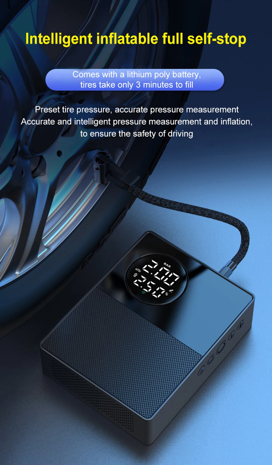 2023 New 8800mah Super Capacitor Battery Jumper Portable Booster Car ...