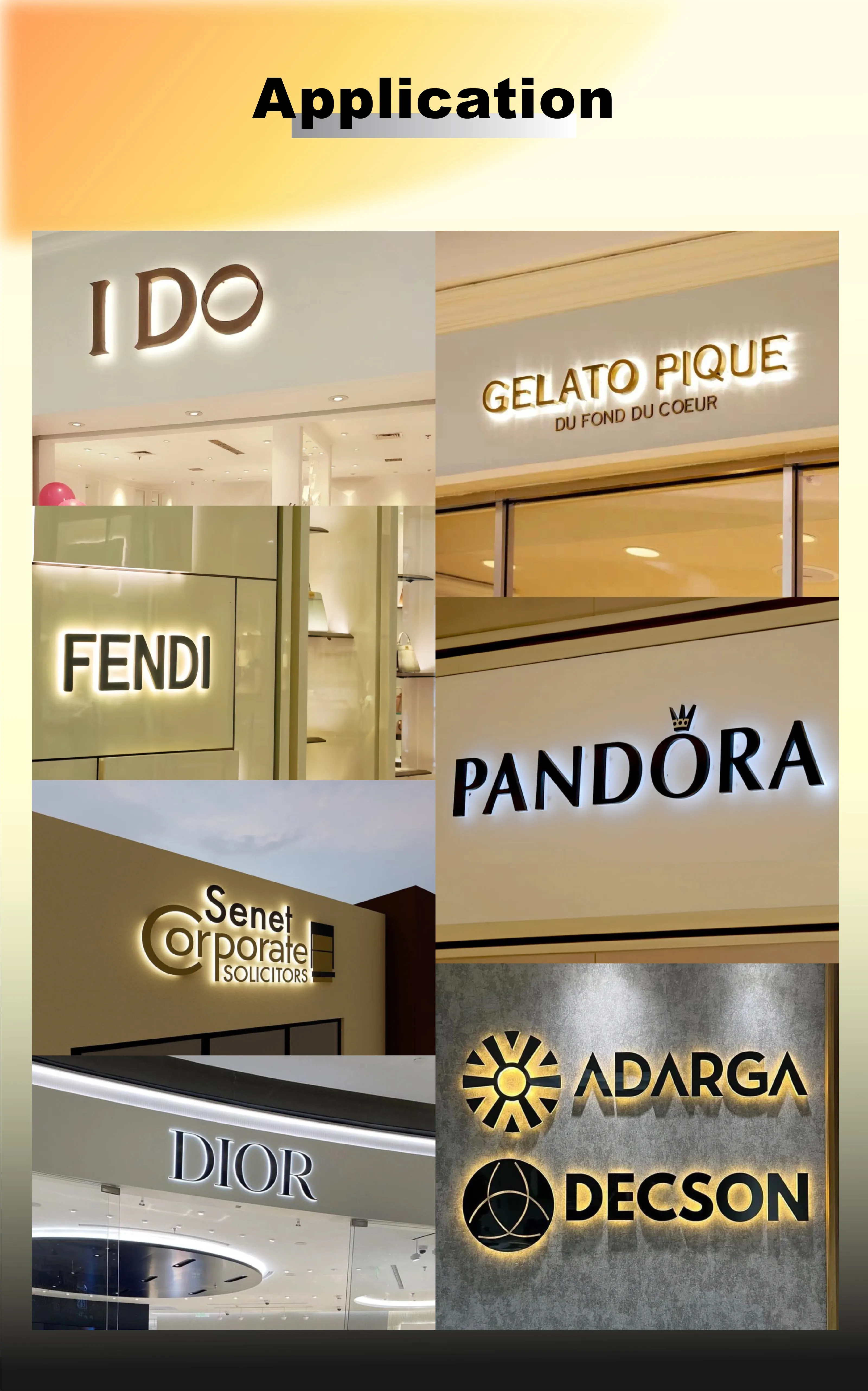 Customized Business Signs Company logo Sign Outdoor 3d Letter ...