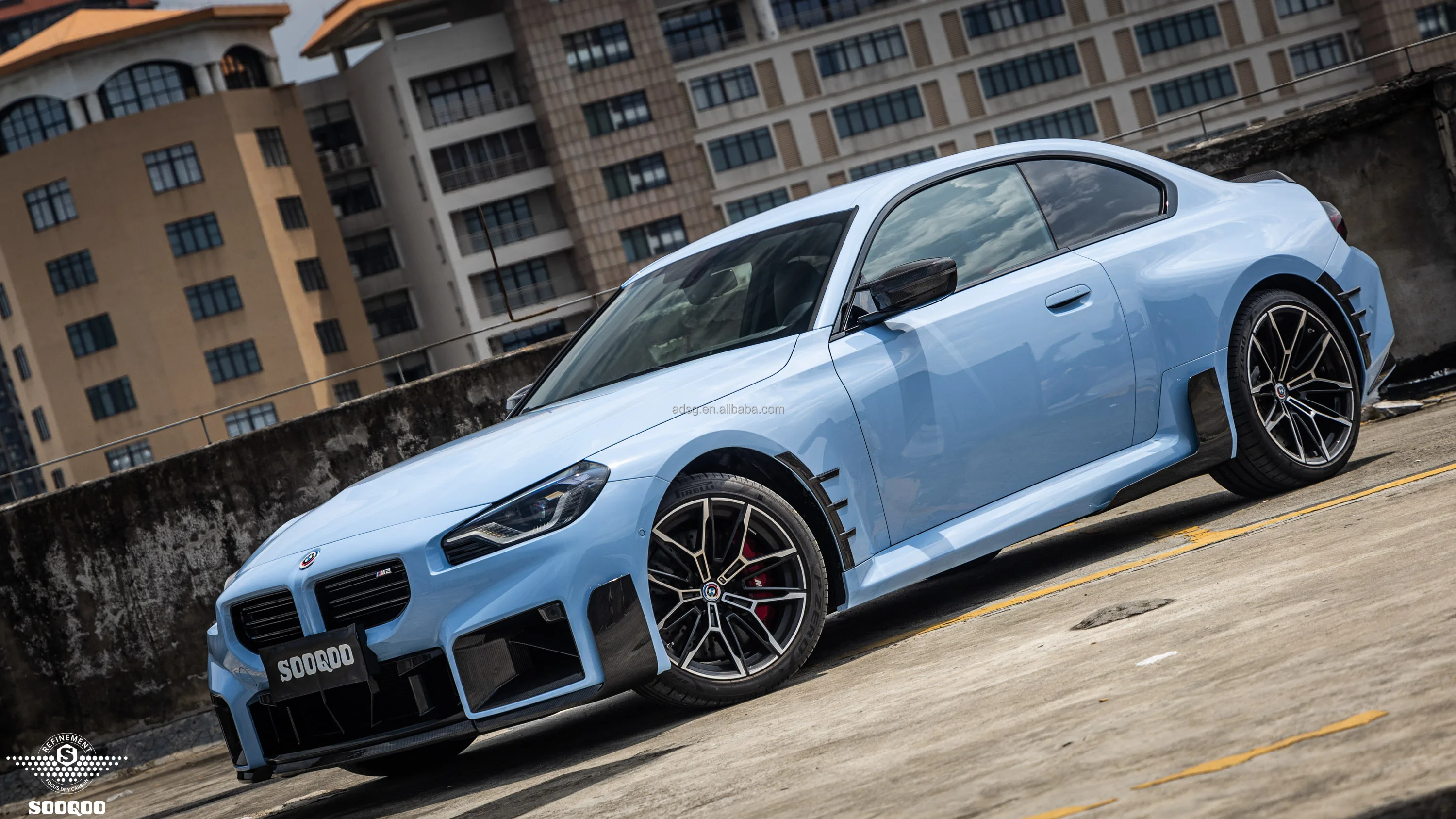 Dry Carbon Fiber Front Lip for BMW M2 G87 - Dongsai