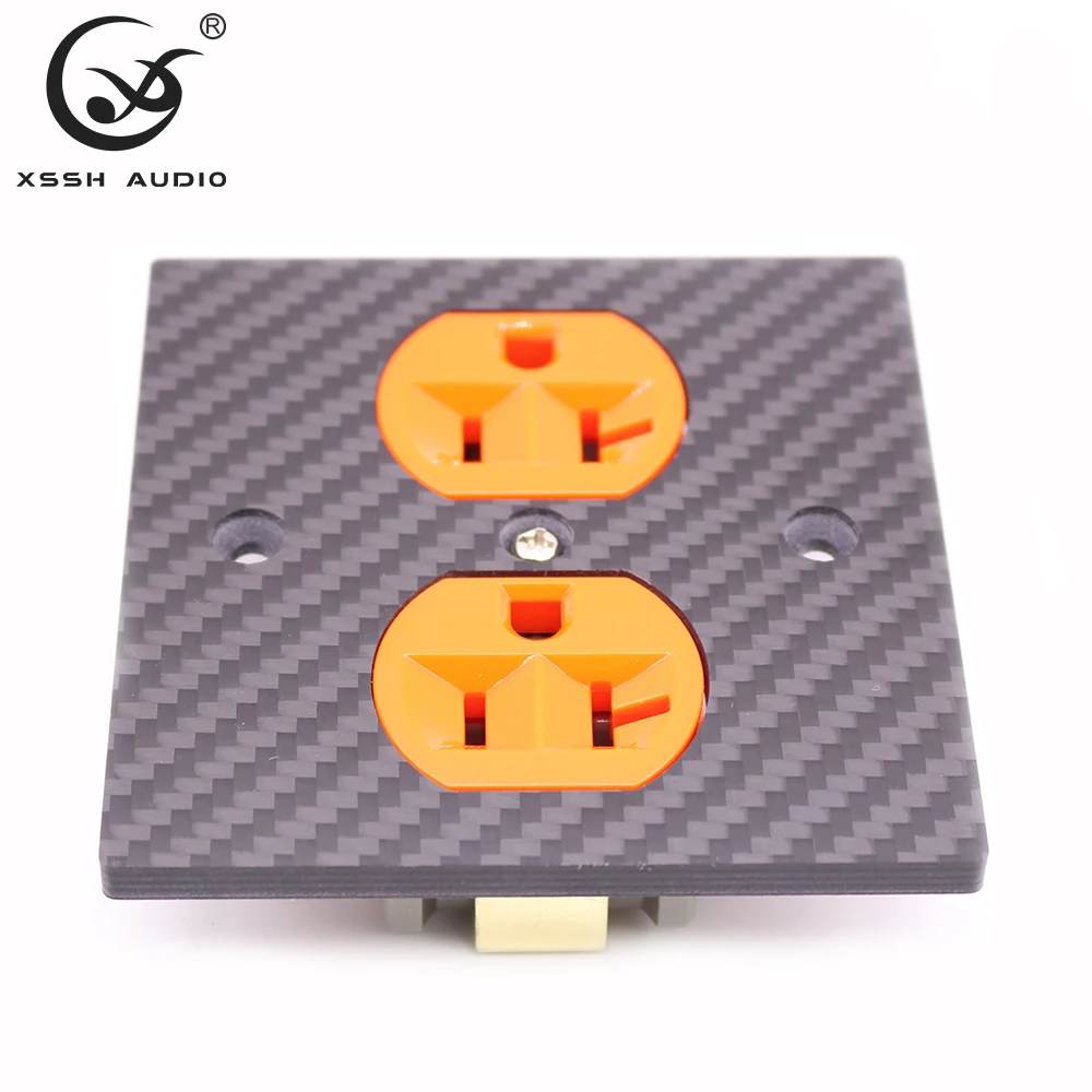Us Power Outlet Yivo Xssh Audio Hifi Carbon Fiber Plate Brass Conductor ...