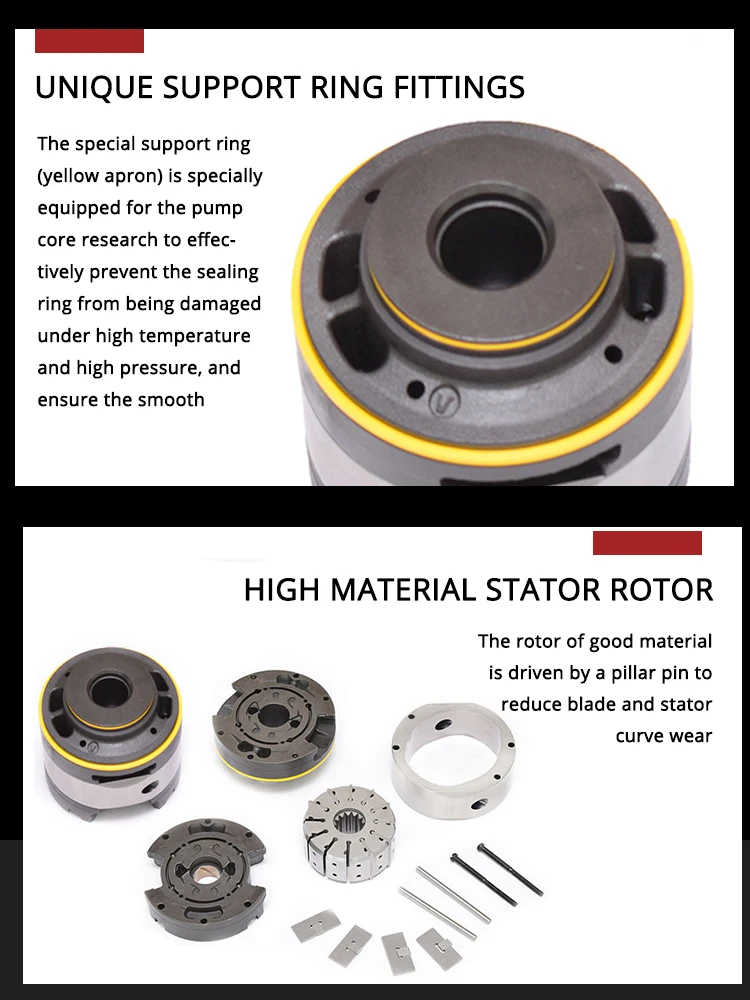3g2834 Cartridge Gp Repair Part 35vq Vickers Pump Cartridge Vane Pump ...