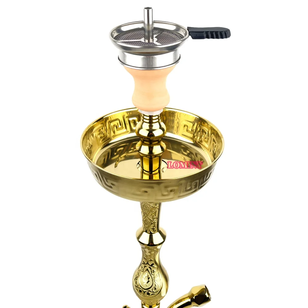 70 Cm Large Egypt Style Hookah Shisha Set Glass Base LOMINT