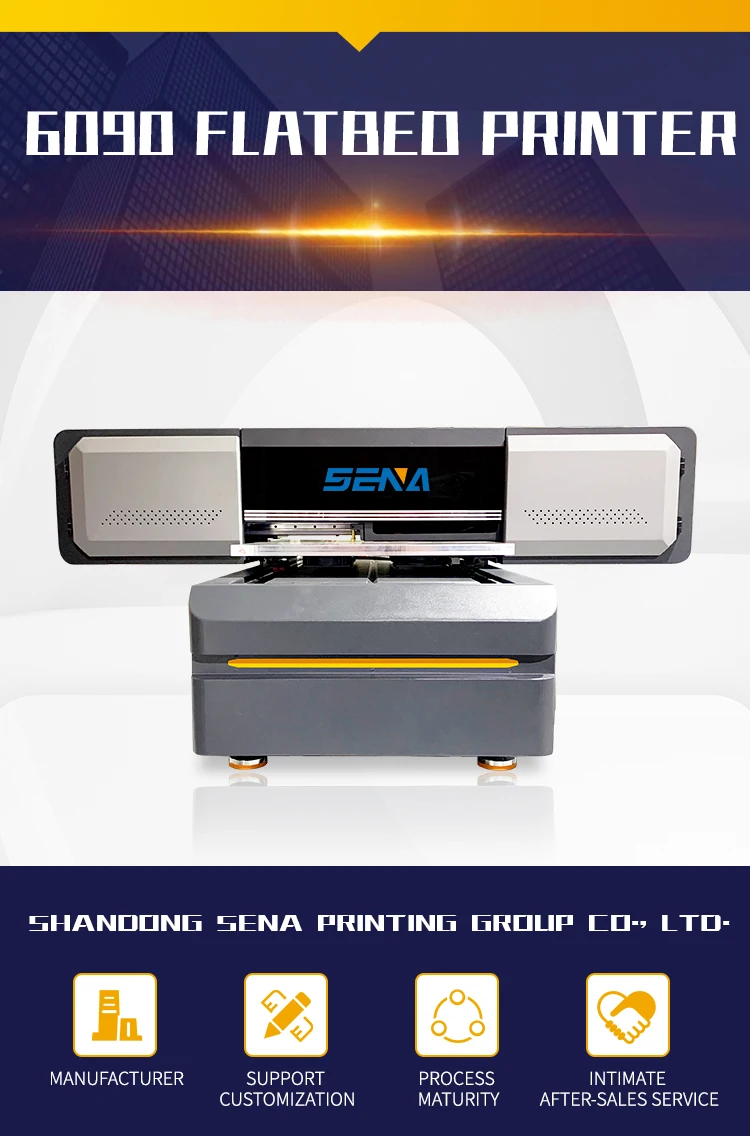 Digital Multifunction Printer Large Format Printing Machine 6090 Flat ...