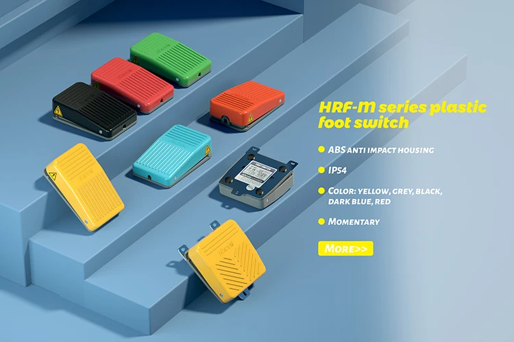 Kacon HRF-M1 Momentary SPDT Foot Switch - 10A 250VAC