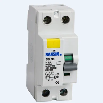 3sl36 Ac 2p 63a 30ma Leakage Sassin Rcd Rccb Residual Current Device ...