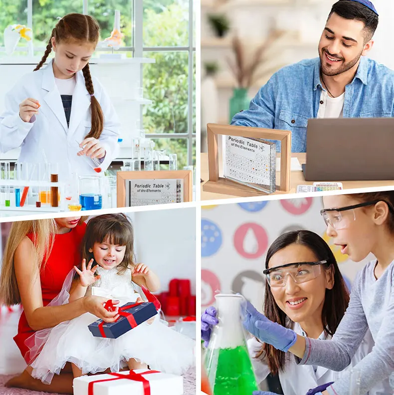 Large Decor Decoration 360 Rotating 3d Clear Acrylic Wood Led Light ...