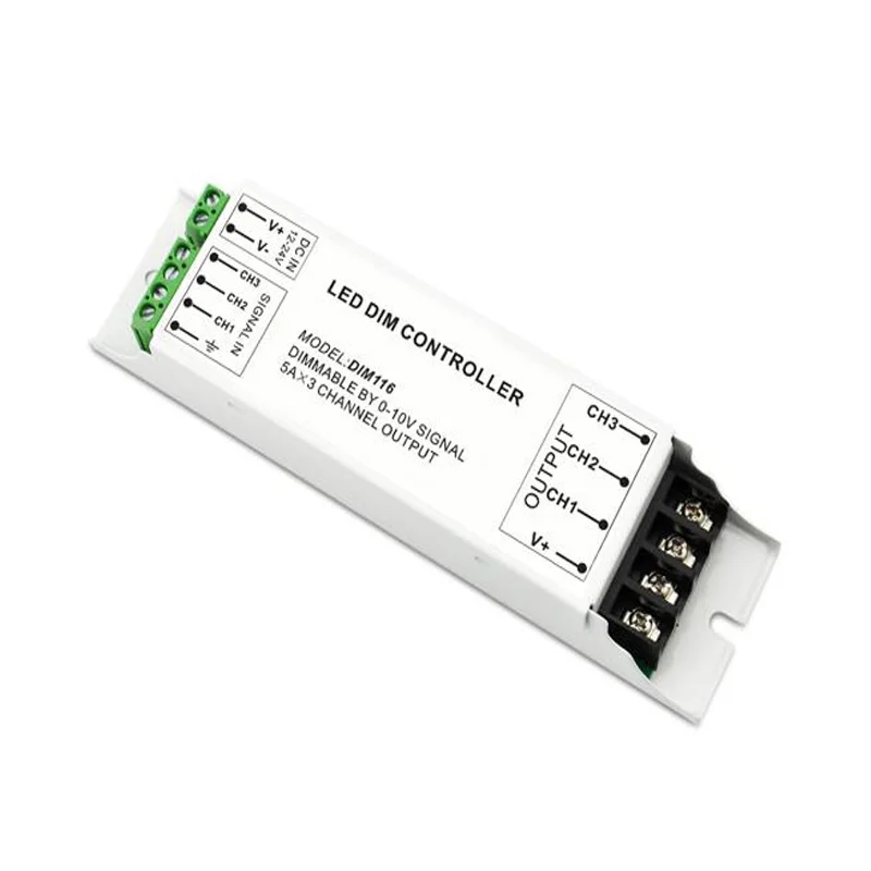 Constant Voltage 0-10v Dimmable Drivers 5a * 3 Channel Rgb Control 12 ...