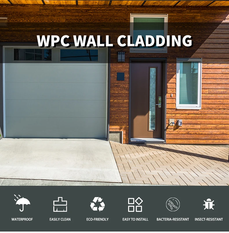 Outdoor Wall Cladding Durable Wall Cladding Wpc Waterproof Exterior Wpc ...