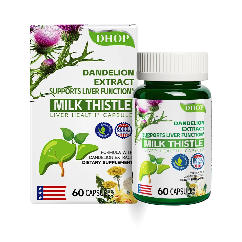 Dhop Adult Health Liver Detox Cleanse Supplement Antihangover Milk ...