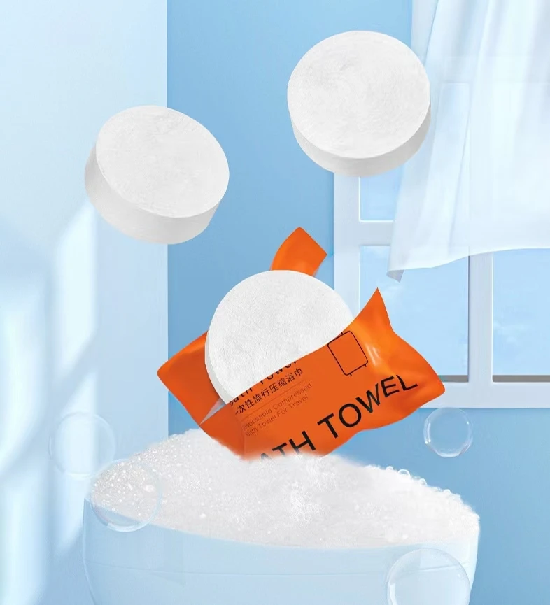 New Compressed Bath Towel - Soft, Comfortable, Eco-friendly
