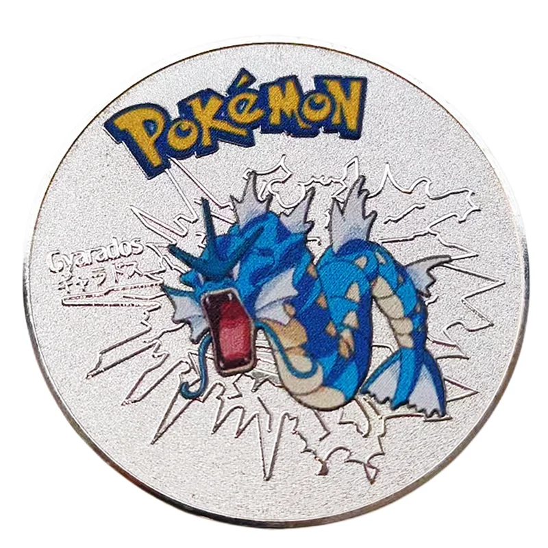 Pokemon Gold Silver Coins - Pikachu & Charizard Commemoratives
