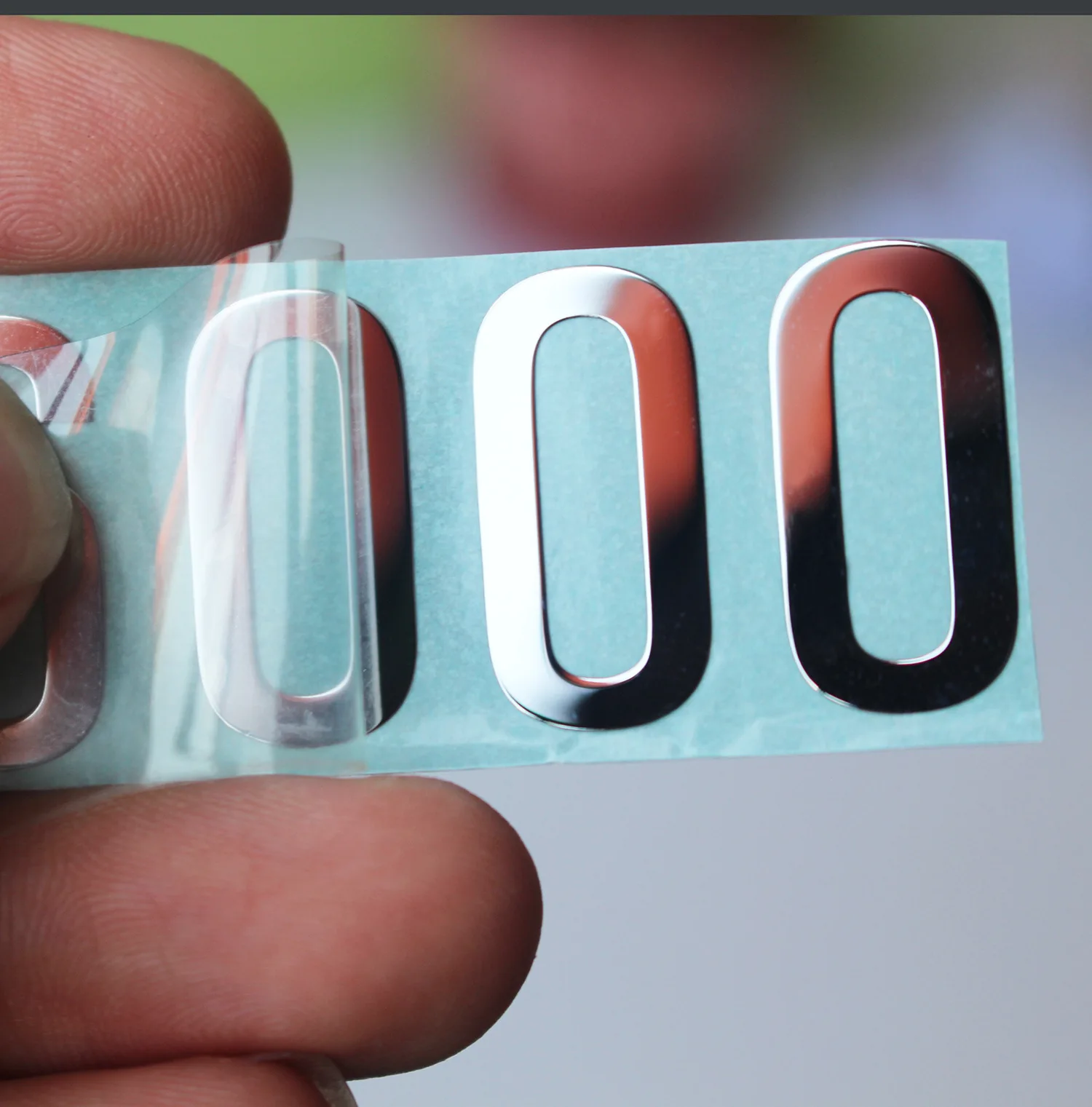 Custom Waterproof Metal Transfer Sticker Logo Custom Sliver/rose Gold ...