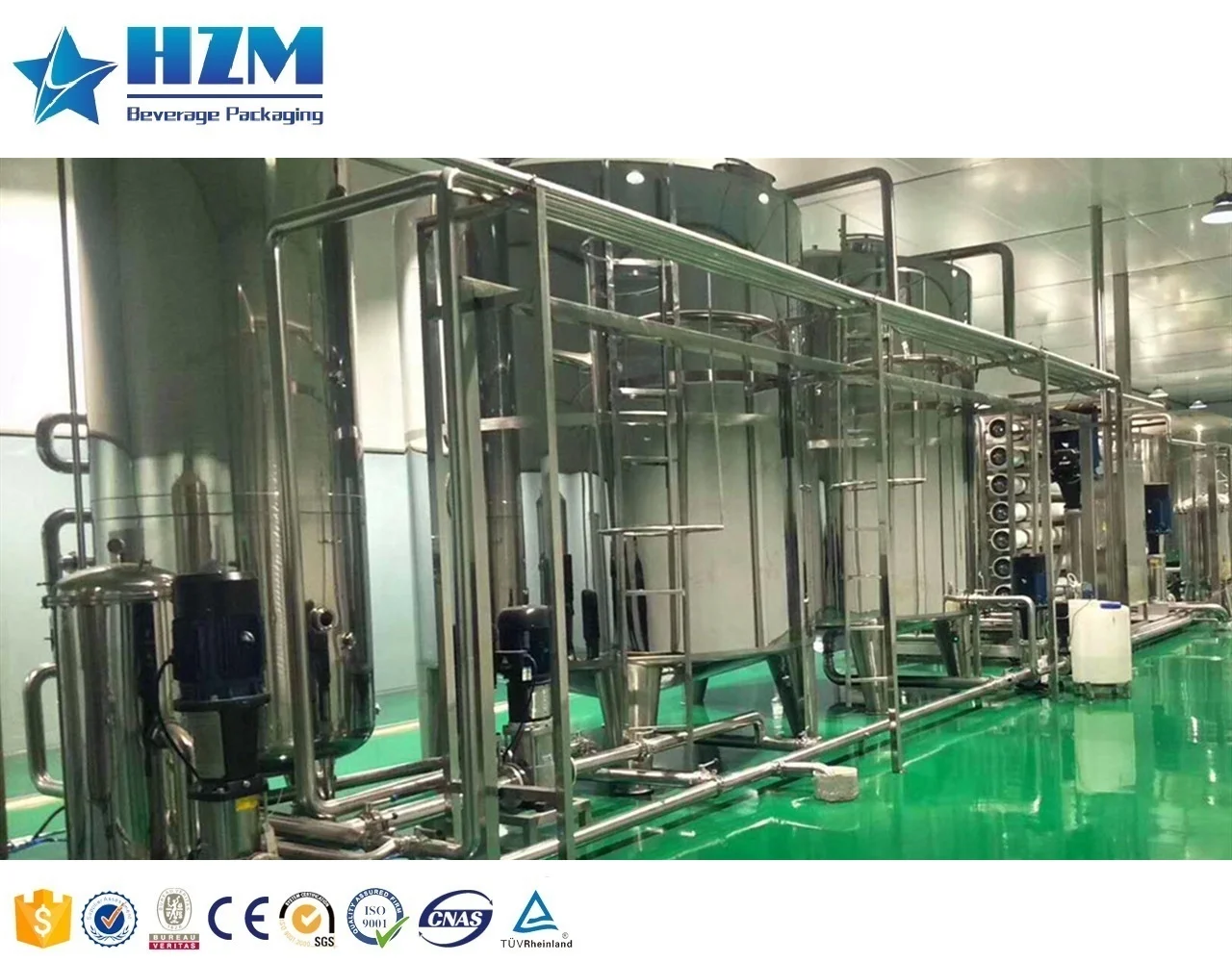 Reversre Osmosis Water Treatment Machinery / Ultrafiltration Water ...