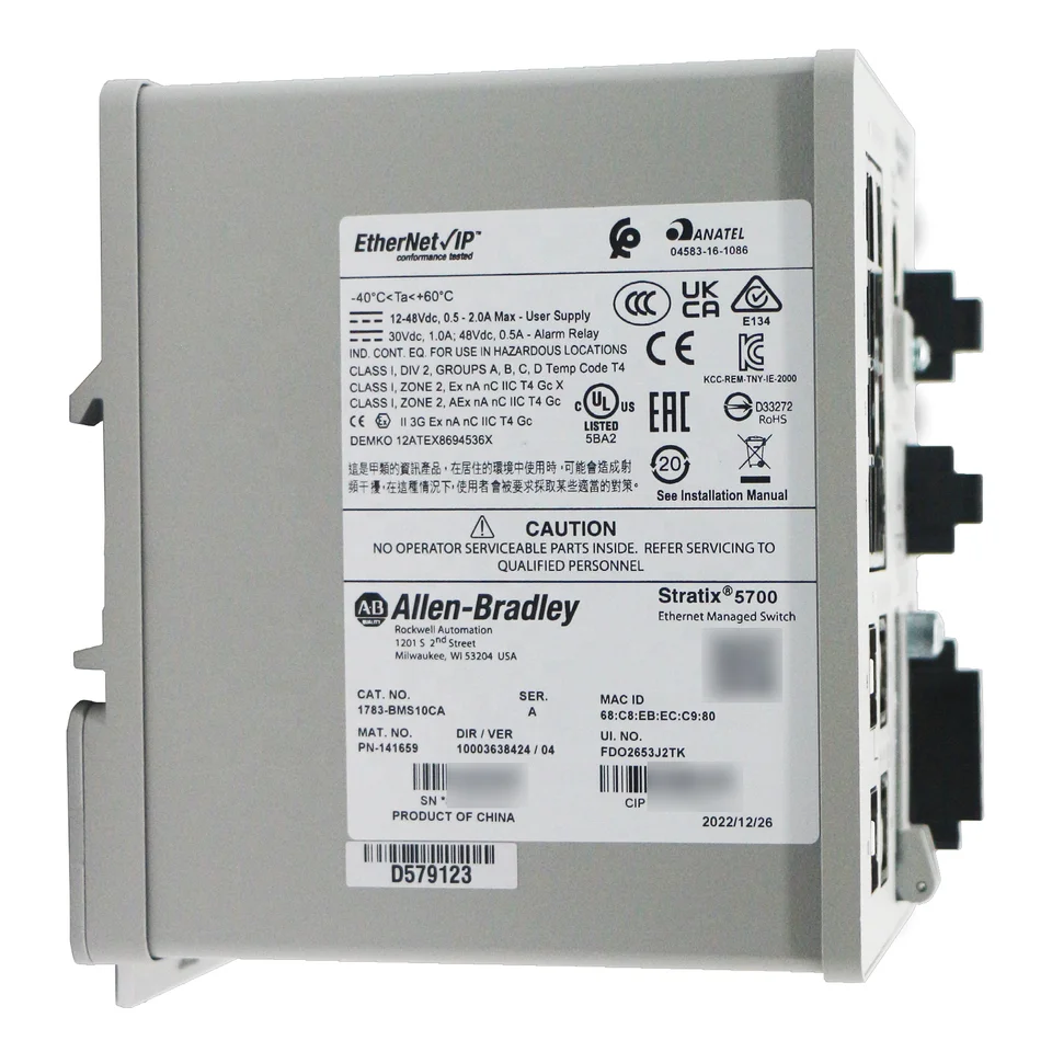 Plc 1783-bms10cgn Stratix 5700 - Buy Allen Bradley Branded New Original ...