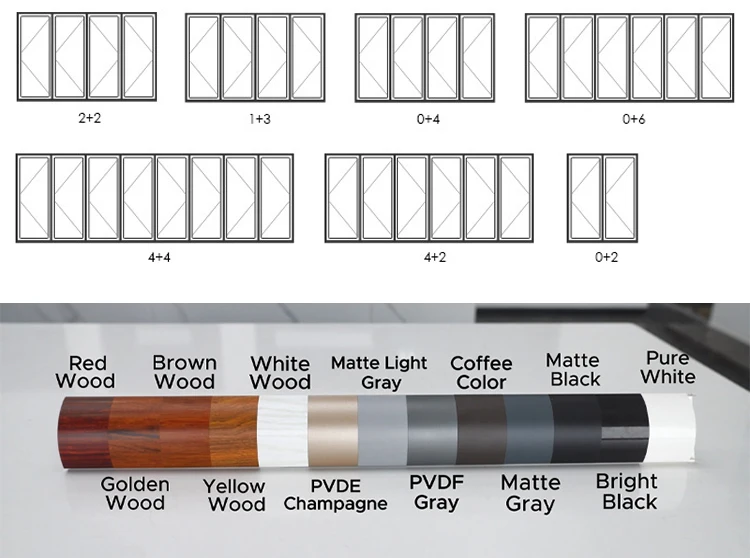 China Customized Customized Waterproof Aluminum Folding Doors Tempered ...