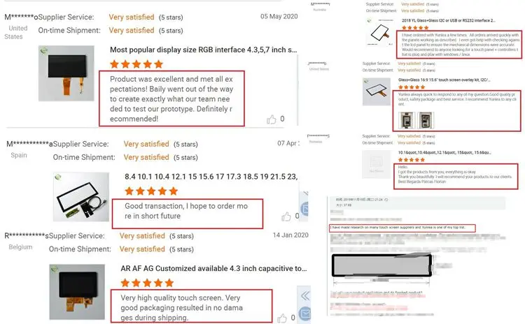 3.5 Inch Projected Capacitive Touch Screen Panel - PCAP