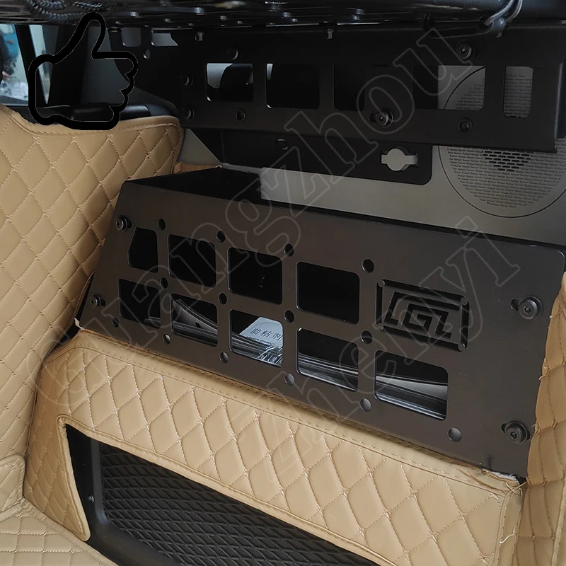 Rear Boot Trunk Window Luggage Storage Boxes Organizer Molle Panel Kit ...