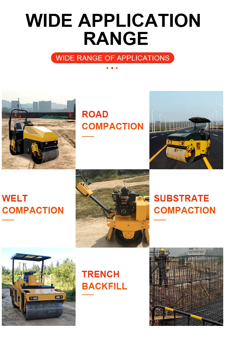 8 Ton Single Drum Compactor - Hydraulic Vibrating Roller