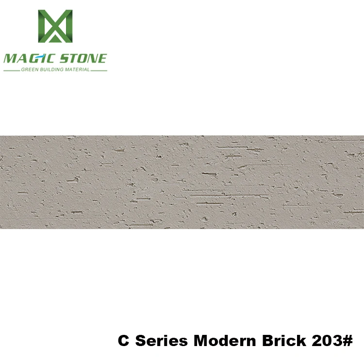 Ancient Cyan Flexible Clay Tile Style Exterior Wall Facing Bricks