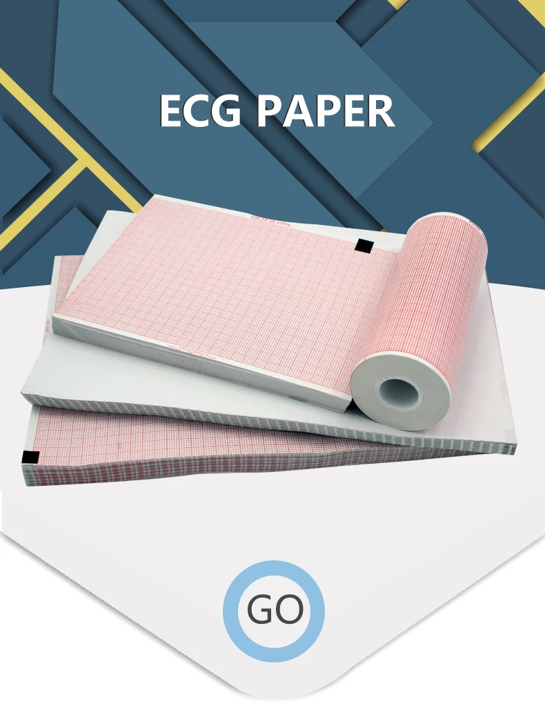 Thermal ECG Medical Paper Rolls - Reliable Hospital Recordings