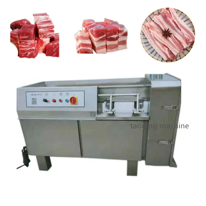 high quality meat cube chopper machine frozen meat flaker cutter meat ...