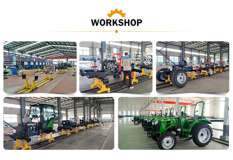 China Farming Tractors Chines Tractor with Plough Harrow Tailer ...