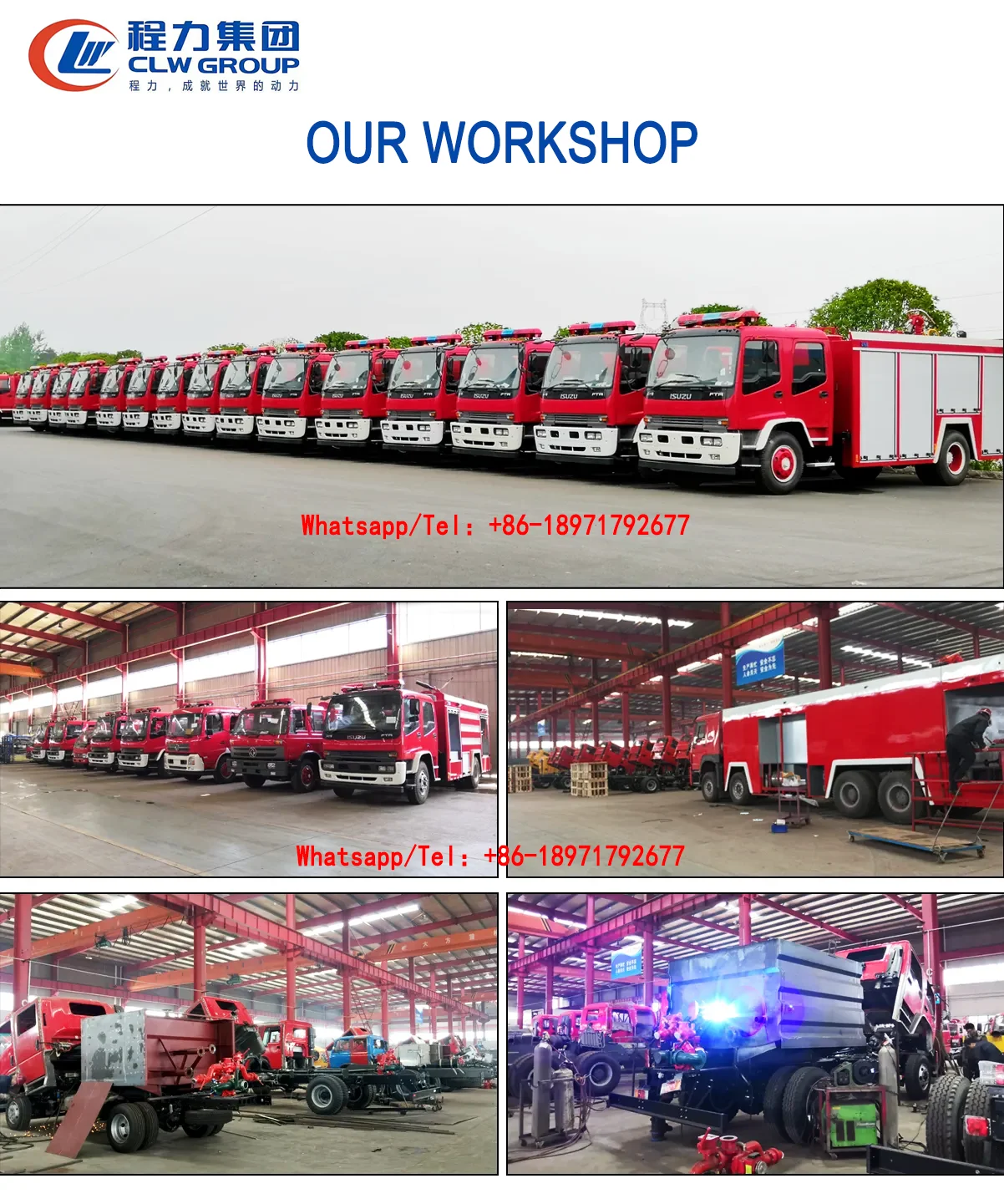 Howo Isuzu Foton Water Fire Fighting Truck 6x4 Foam Water Fire Fighting ...