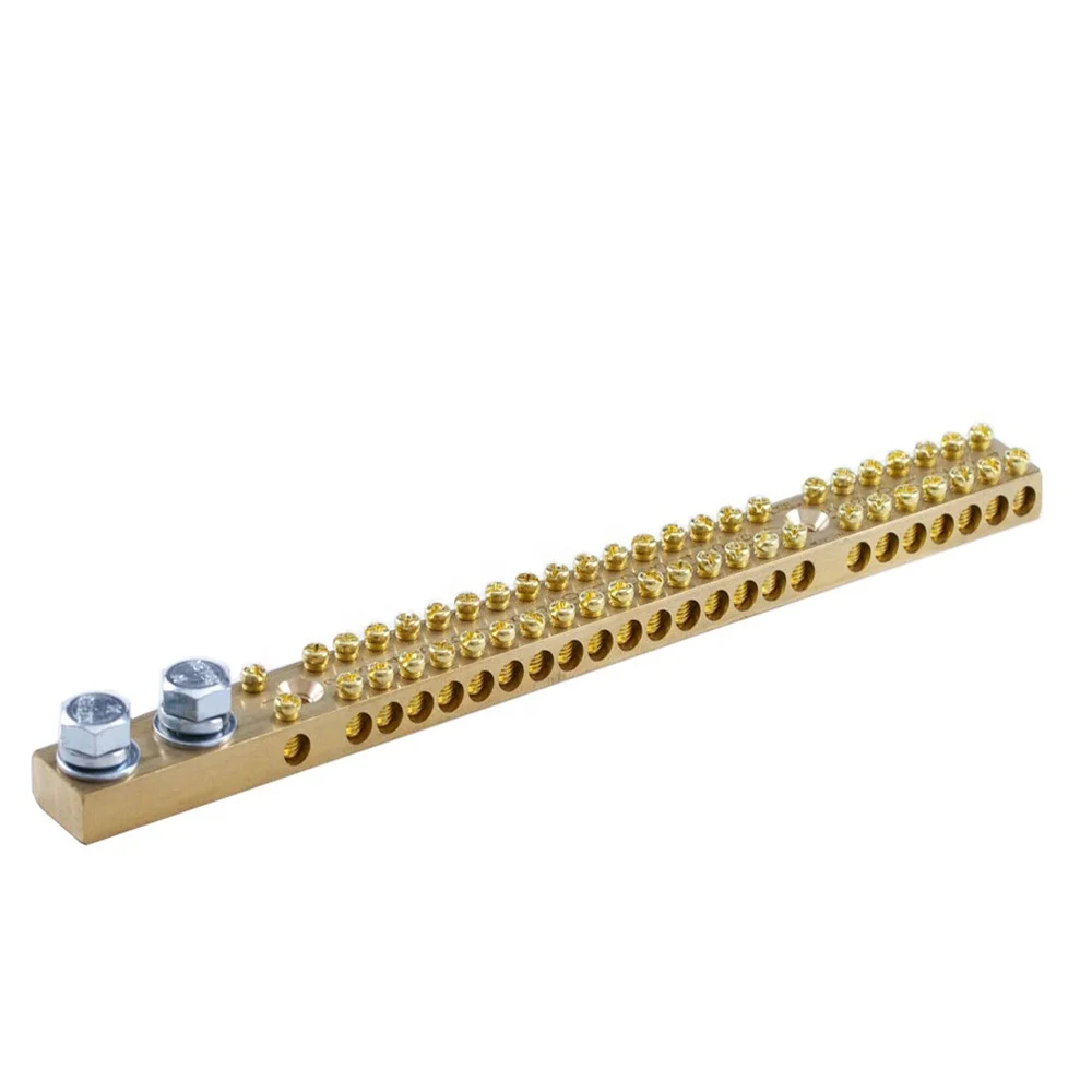 Neutral Grounding Insulator Earth Brass Bus bar| Alibaba.com