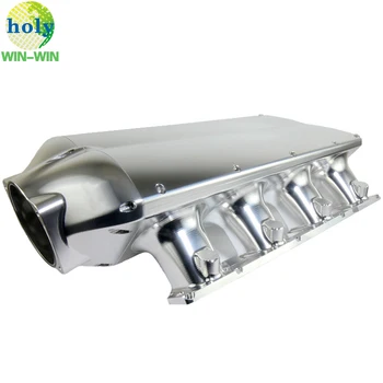 Oem Cnc 5 Axis Machining Aluminum 6061-t6 7075 Intake Manifold With ...