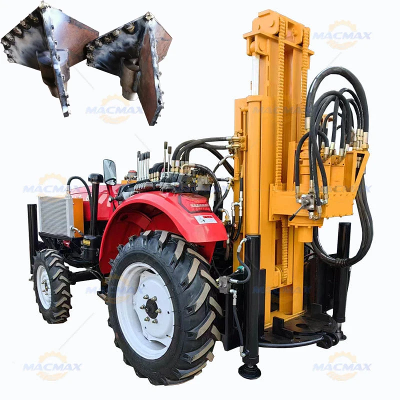 NKS220 tractor mounted rotary drilling rig automatic hydraulic drilling ...