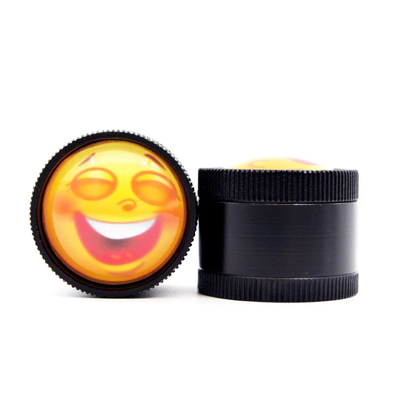 Nice Pricing Mini 30mm Metal Herb Grinder Smile Design Manual Herb ...
