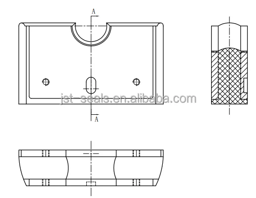 Wireline Valve BOP Seal Inner Ram Seal - 15000PSI Downhole Tool