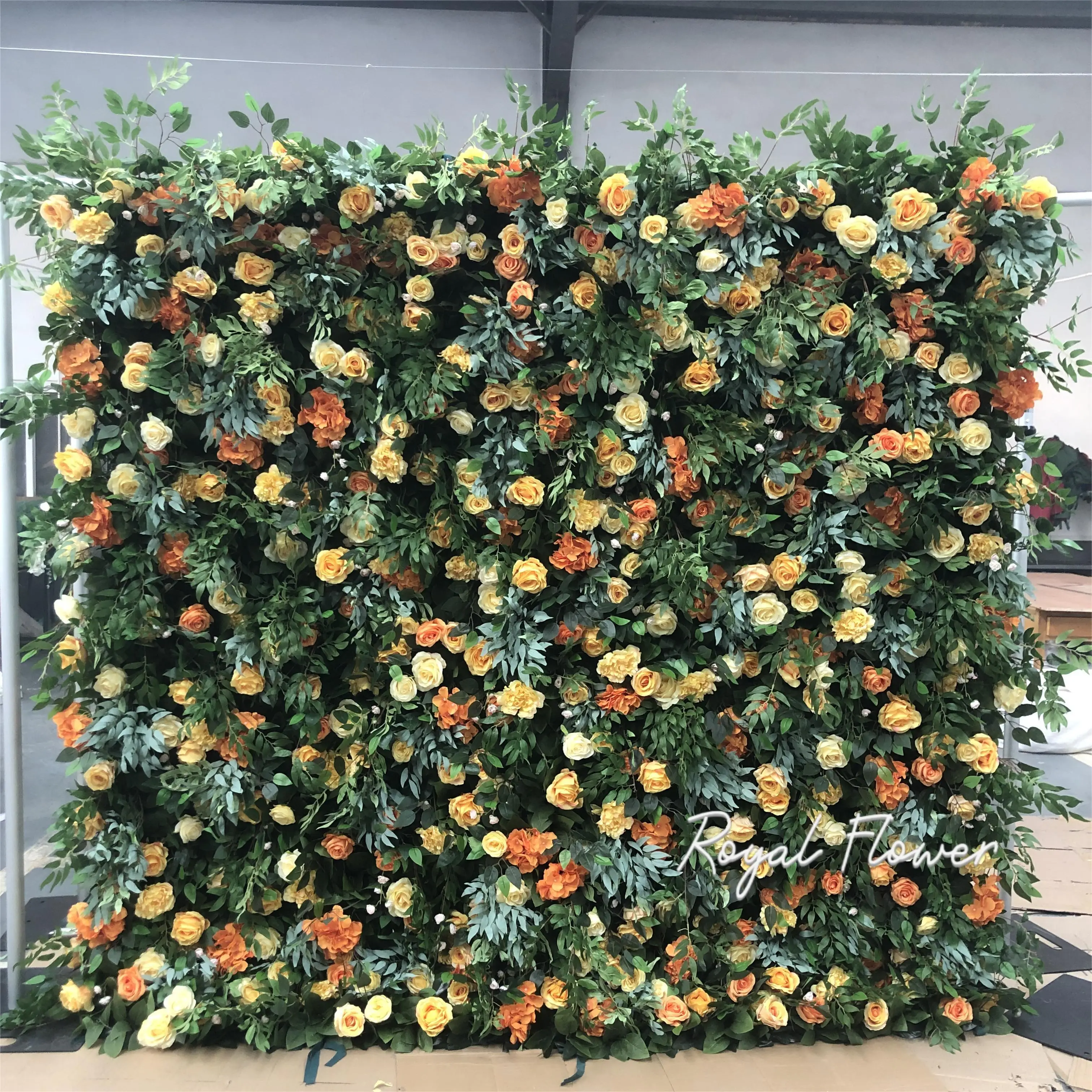 White Feather Wall Backdrop - Elegant Wedding Decor