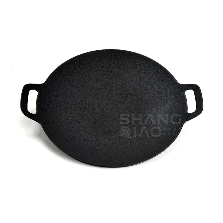 11Inch Cast Iron Roti Tawa Double Handled Cast Iron Griddle Pan with ...
