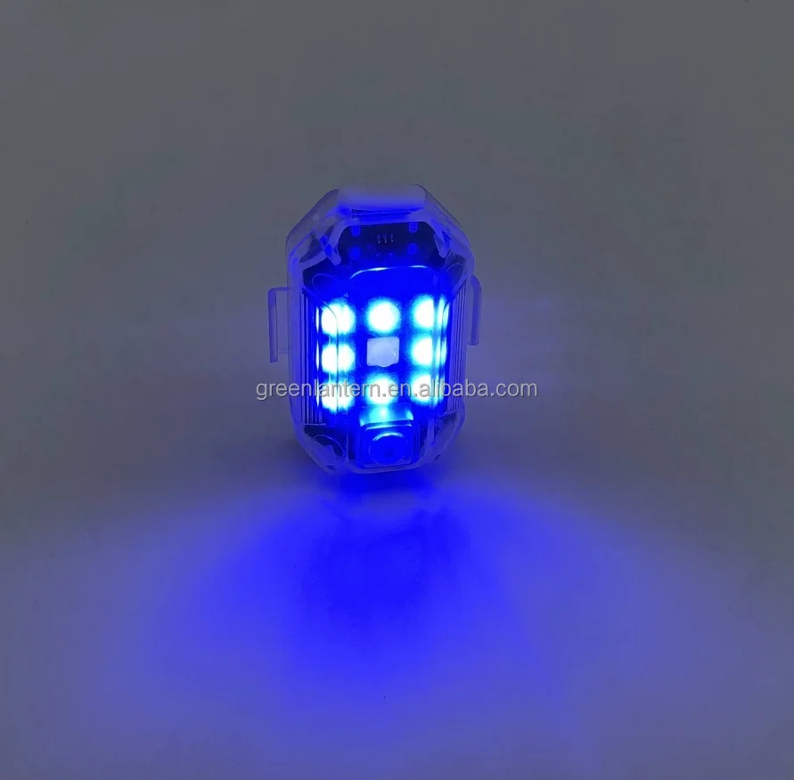 Remote Control Rechargeable Mini RGB LED Strobe Light for Vehicles ...