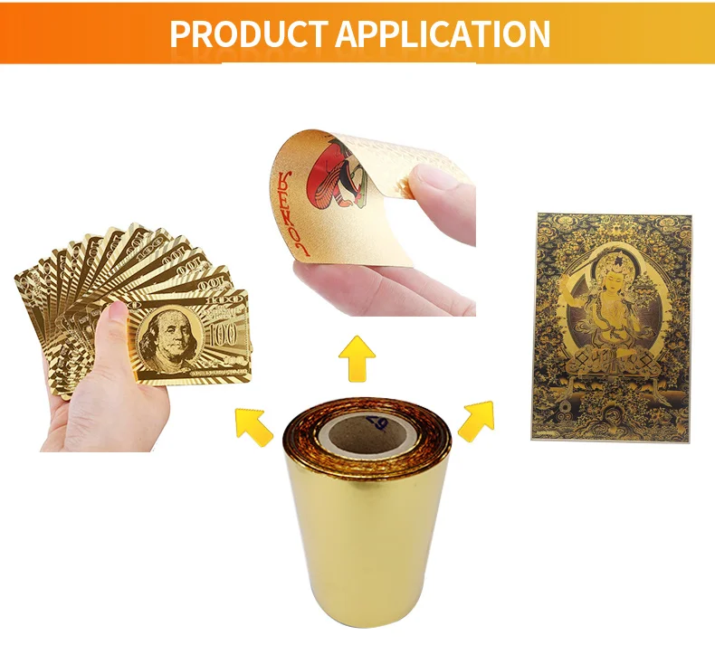 Hot Selling Pvd Technology 24k Hot-pressure Gold Foil For Gold Craft ...