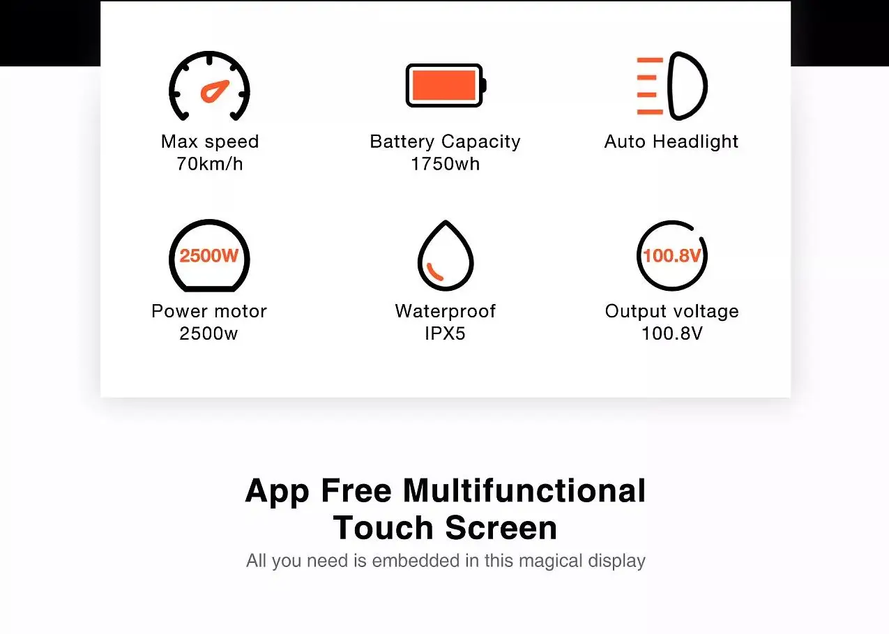 INMOTION V12 Electric Unicycle - 2500W Smart Monowheel