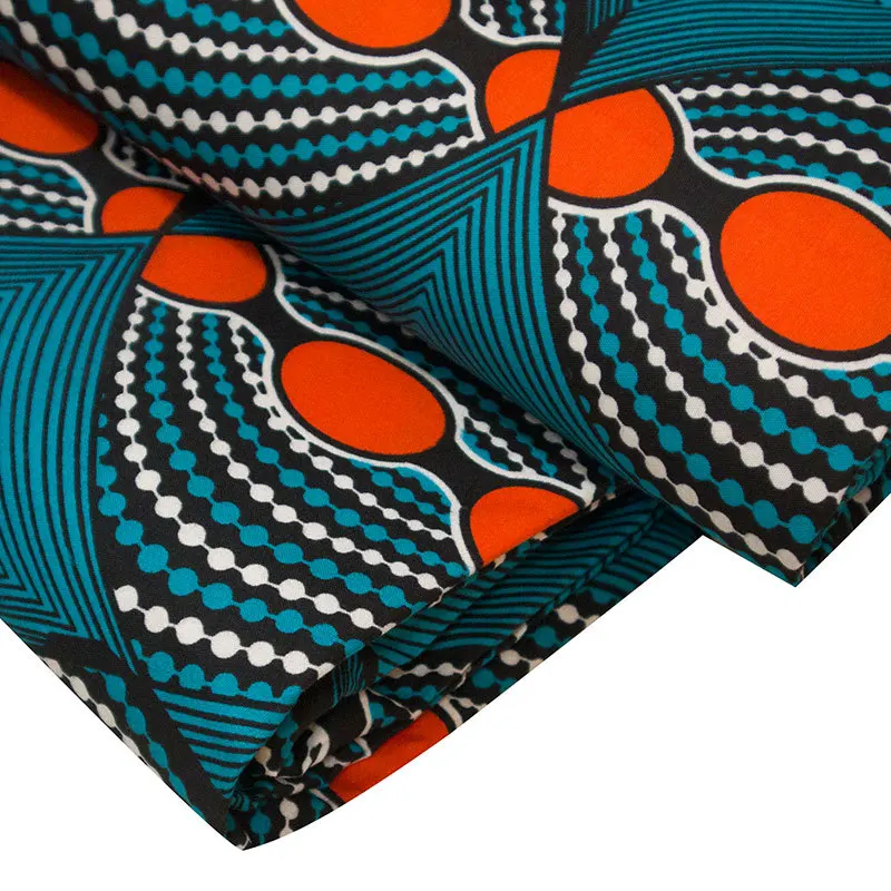 High Quality 6 Yard Nigeria Wax Print Fabric for Party Dress