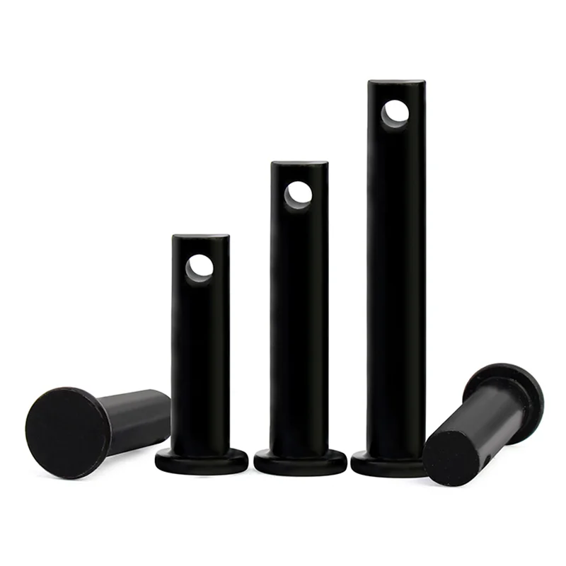 Clevis Pin With Small Head And Split Pin Hole Black Oxide 8.8 Grade ...