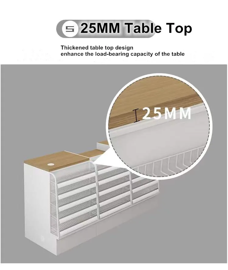 MOFAN Adjustable Supermarket Cashier Counters - Durable & Stylish