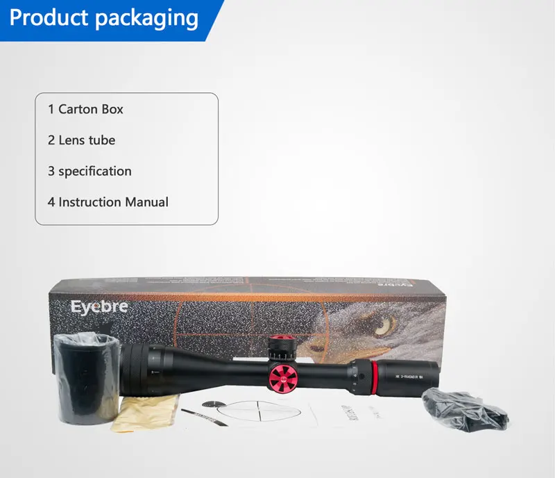 Eyebre 3-9x40aoeg Black Scopes Scope Matte For Outdoor Hunting Scope - Buy Scopes For Hunting ...