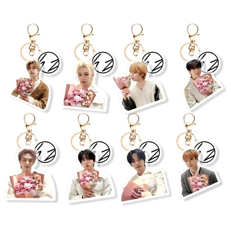 Kpop Stray Kids Felix Bangchan Cangbin Hyunjin Flower Transparent ...
