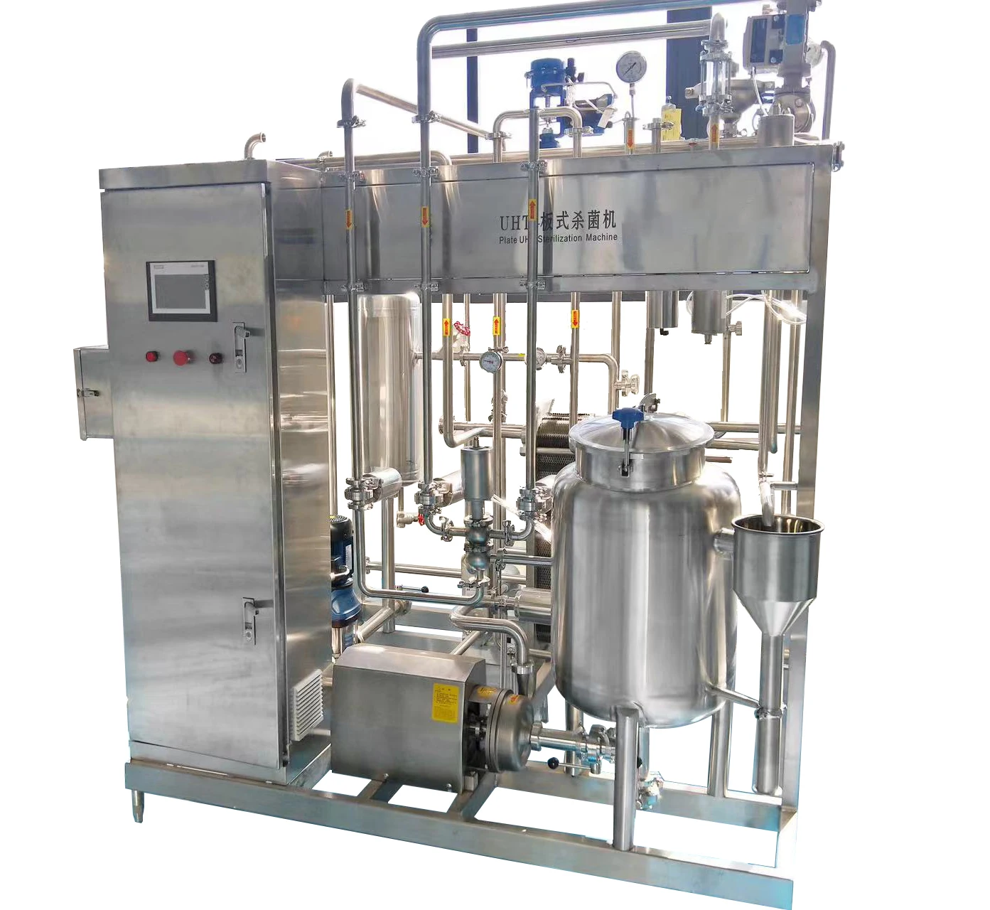 UHT Pasteurization Machine and Tubular UHT Milk Pasteurizer Fruit Juice Pasteurizer/Ultra High ...