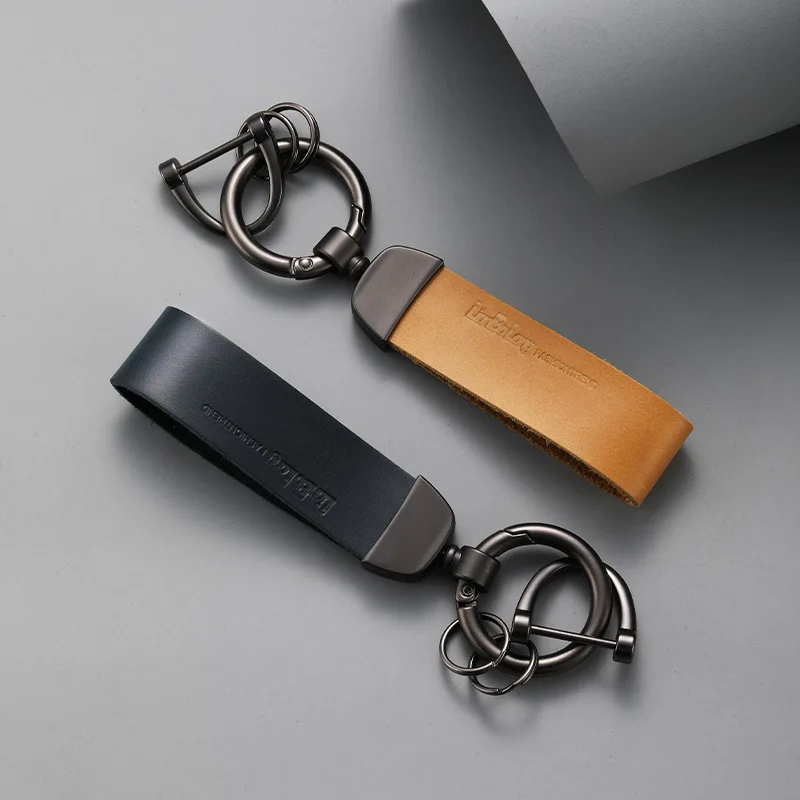 High Quality Colorful Blank Keychain Pu Key Ring Customizable Pu ...