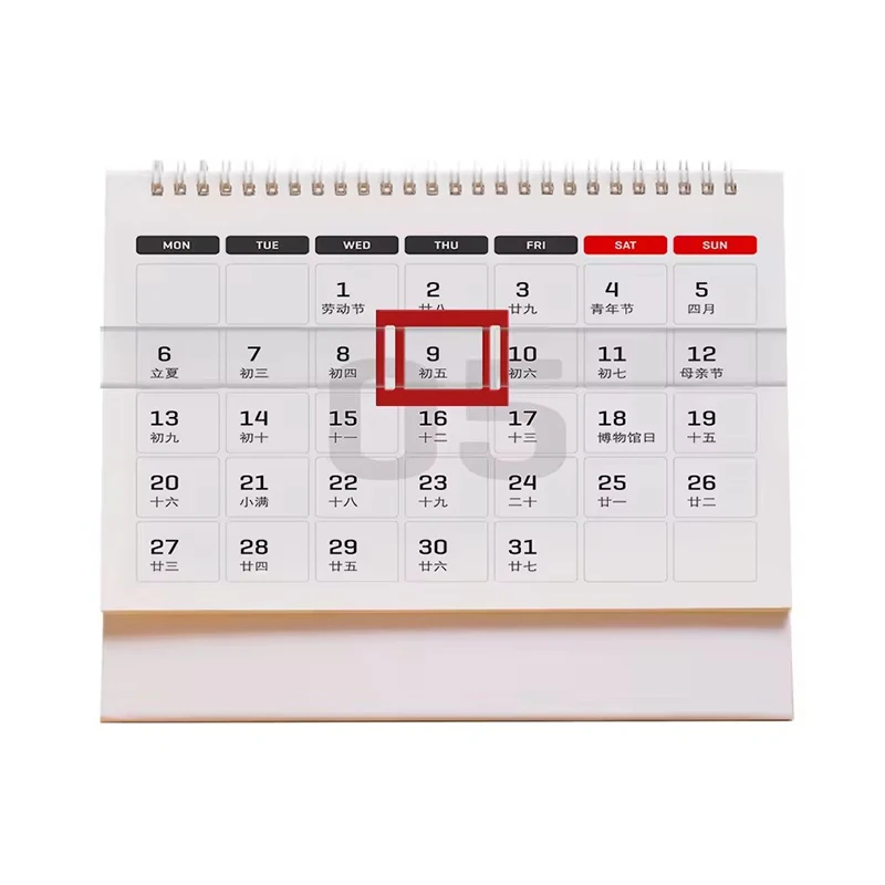 Plastic Date Indicator for Wall Calendars - Custom PVC Markers for ...