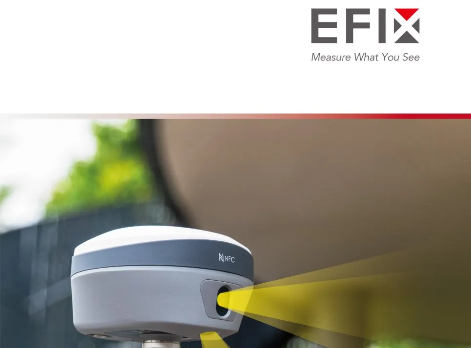 EFIX Gnss Receiver Gps Surveying Equipment F8 Rover Rtk Dual Frequency ...