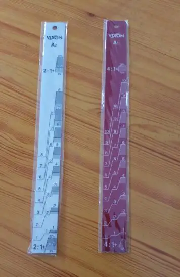 35cm Measuring Aluminum Paint Mixing Ruler Sticks - Buy Paint Mixing ...