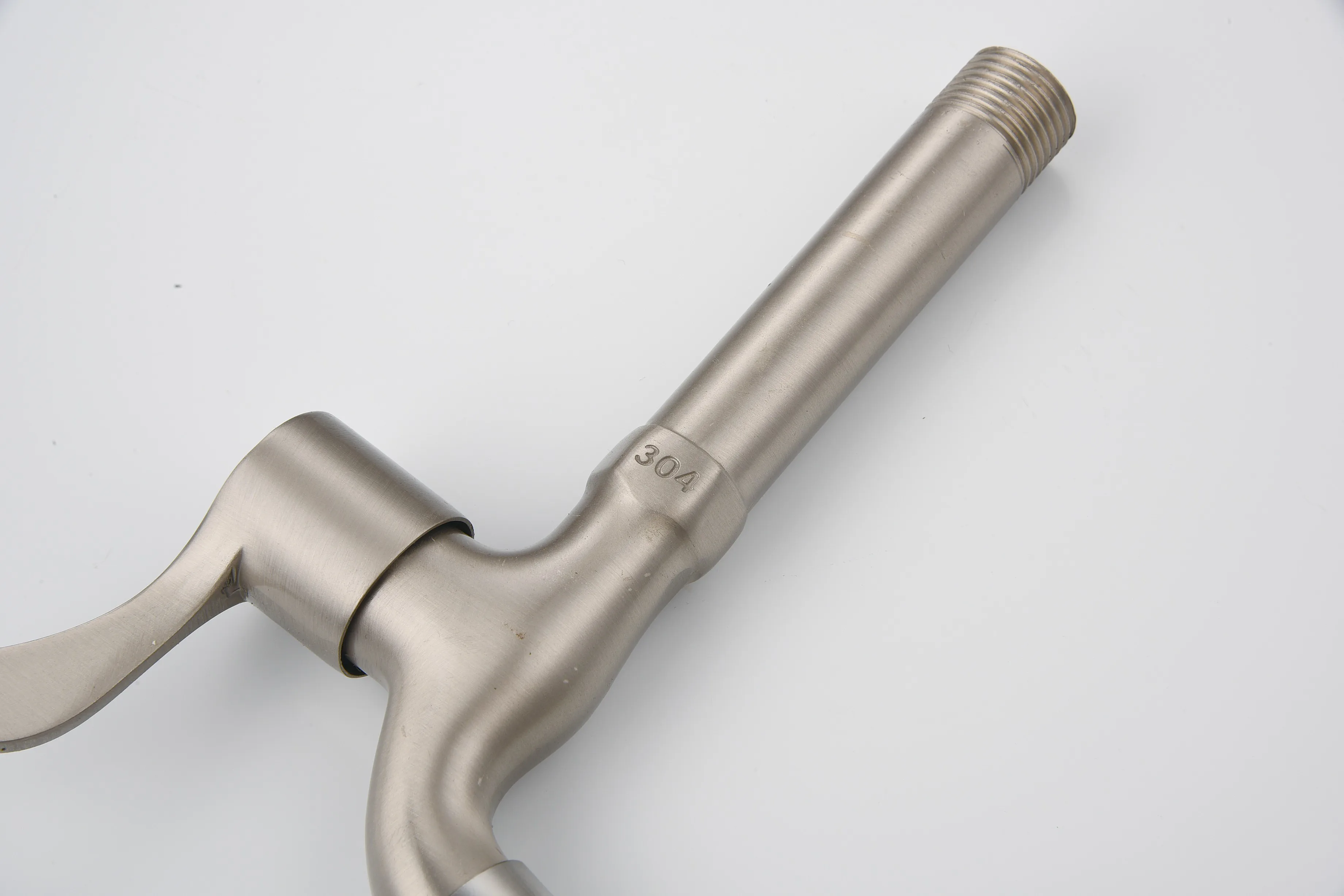 Stainless Steel Wall Mount Washing Machine Taps Single Handle Bathroom ...