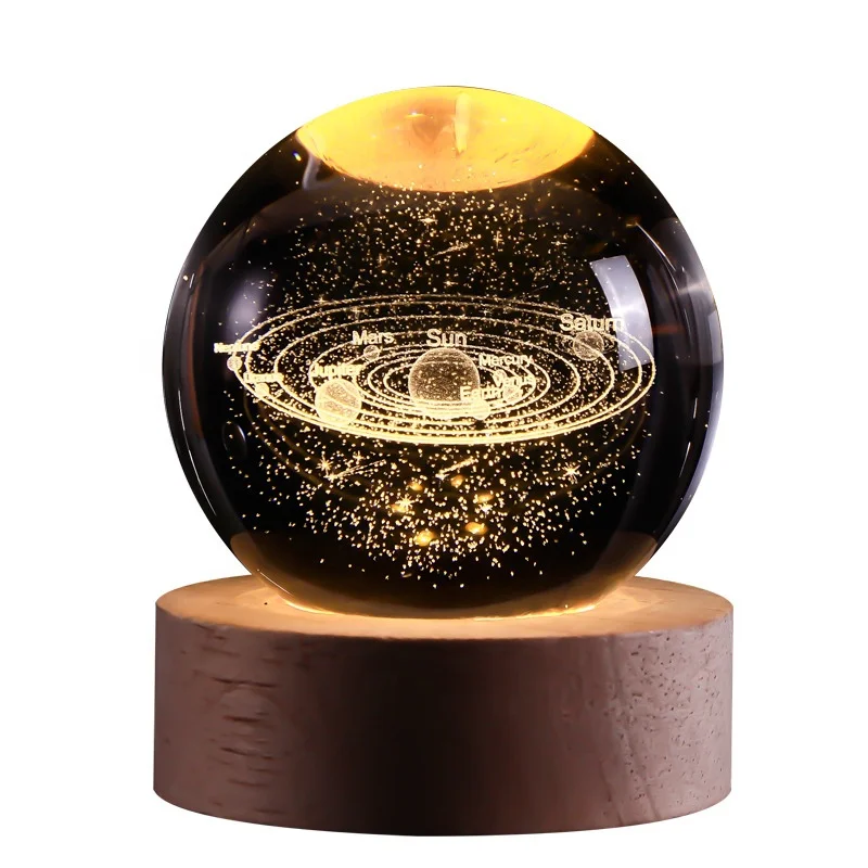 Clear 60mm K9 Crystal Ball Paperweight Magnifying Glass Sphere ...