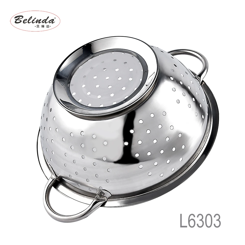 Stainless Steel Deep Colander - Buy Wholesale Supplier Cooking Tool ...
